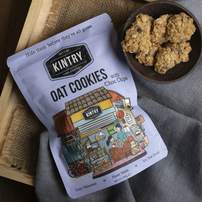 Oat cookies with Choc Chips – Kintry